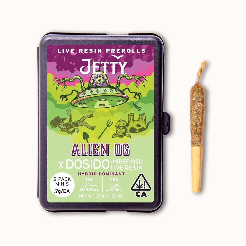 ALIEN OG LIVE RESIN INFUSED PREROLL - 5 PACK | SPARC